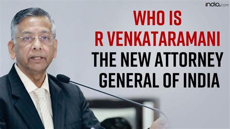 Who Is R Venkataramani The Next Attorney General For India Latest