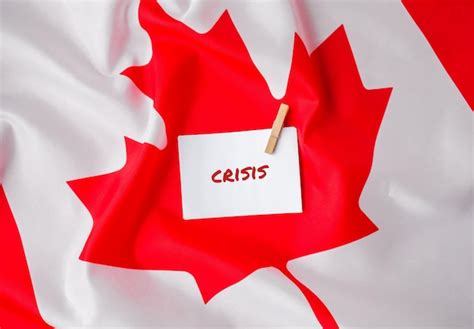 Premium Photo The National Flag Of Canada Canadian Flag With The
