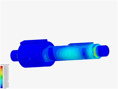 Gear Shaft Analysis Draft By Mwilson4601 Simscale