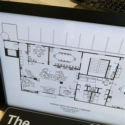 The Office Floor Plan The Office Tv Show The Office Poster Us Print