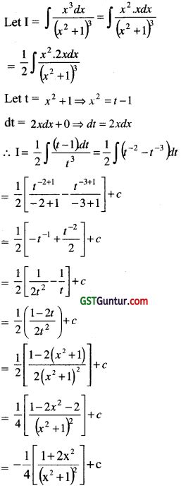 Integral Calculus CA Foundation Maths Study Material GST Guntur