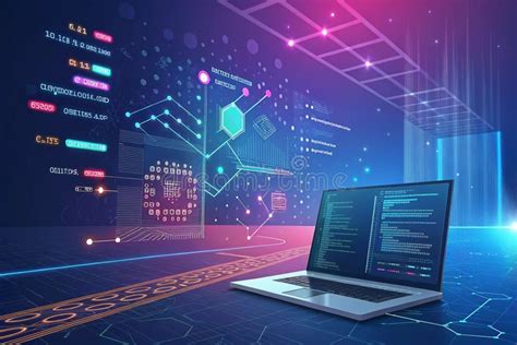 Programming Code Abstract Technology Background Of Software Developer