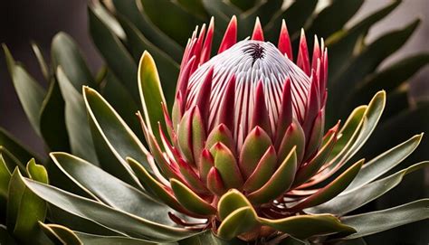 Protea Blossom In Spring Premium Ai Generated Image