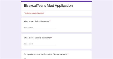 Mod Applications Are Now Open R Bisexualteens