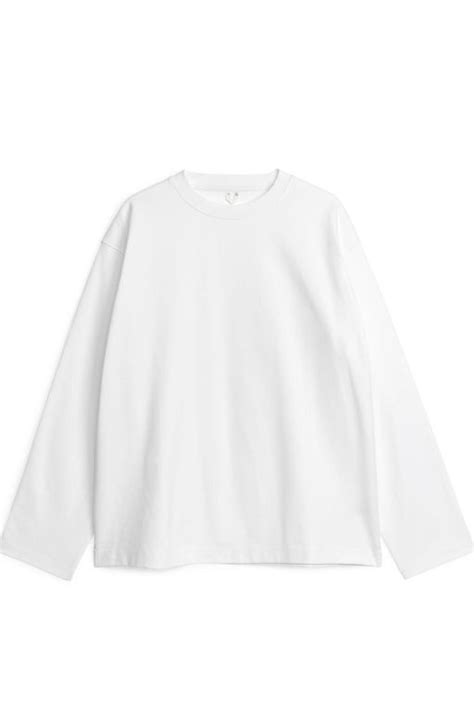 Legeres Langarm T Shirt Long Sleeve Shirt Outfits White Long Sleeve