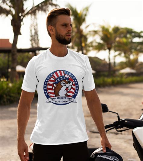 Buc Ees 250th Anniversary 1776 2026 Patriotic Beavers With Stars And