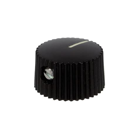 Gtm Cupcakeradio Vintage Fender Style Amp Knob With Set Screw Black