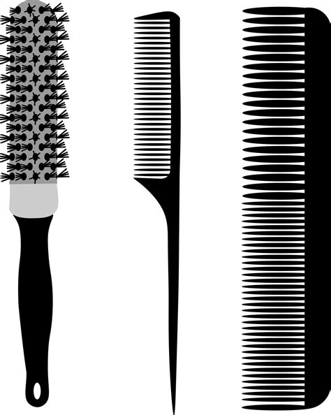 Barber Comb Vector