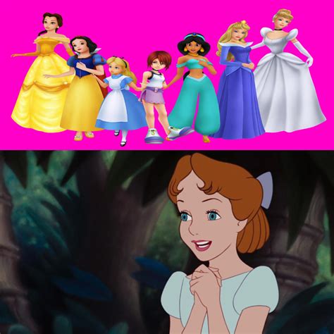 Wendy Darling Likes The Princesses Of Heart By Maxgoudiss On Deviantart