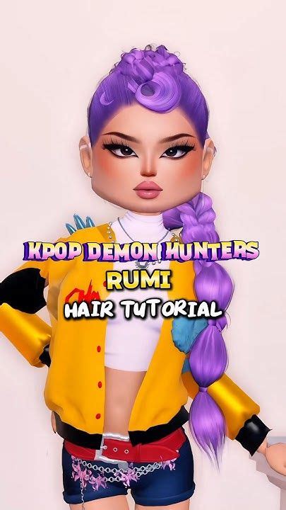 Rumi Kpop Demon Hunters Dti Tutorial