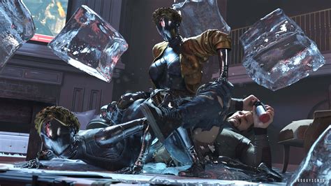 The Twins Threesome Sex Atomic Heart Rule 34 Art Eroguysensei