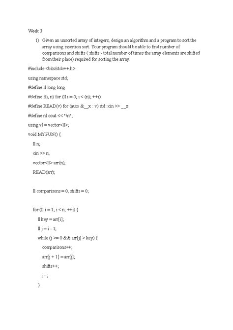 Final Daa Lecture Notes On Sorting And Graph Algorithms Studocu
