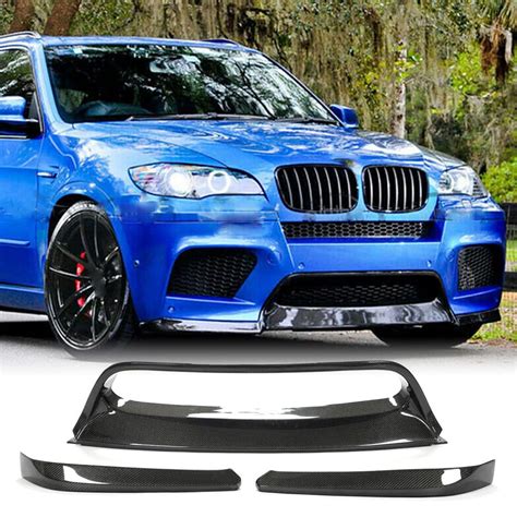 Carbon Fiber Front Bumper Lip For Bmw X5m E70 X6m E71 2010