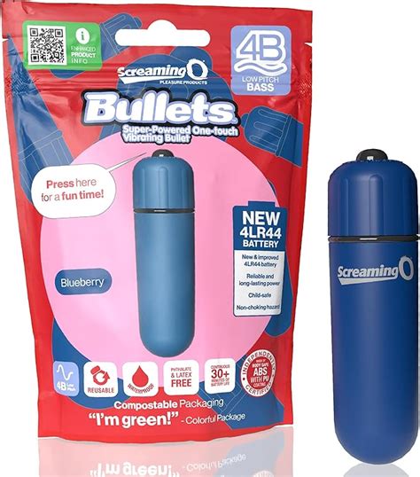 Screaming O 4b Bullet Blueberry Bullet Vibrator