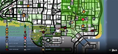 Gta San Andreas Map Strip Bar Location