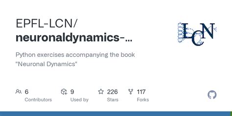 Github Epfl Lcnneuronaldynamics Exercises Python Exercises Accompanying The Book Neuronal