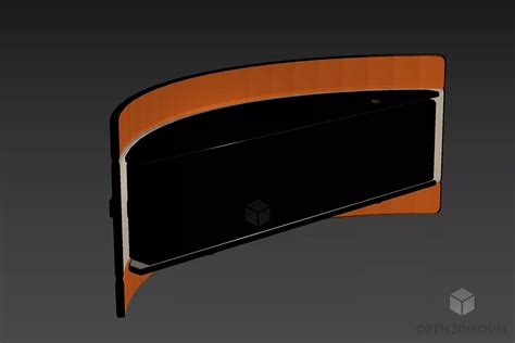 Curved Shade Sconce Lamp Free 3d Model 3ds Gsm Open3dModel