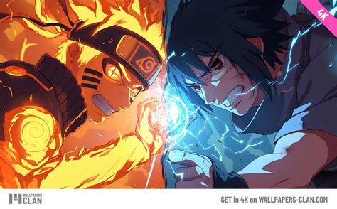 Naruto And Sasuke Final Battle Desktop Wallpaper Download In 4k