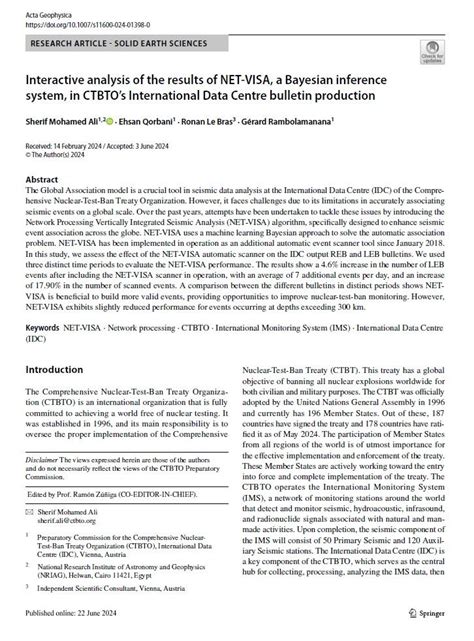 Ctbt Martin B Kalinowski