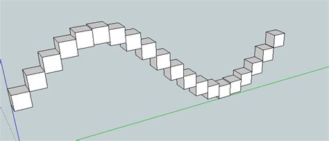 Copyarray Along Pathdynamic Dynamic Components Sketchup Community
