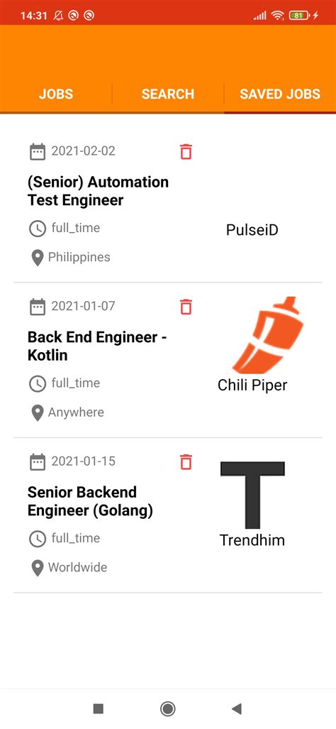 Github Isaiascuvulasearchremotejob Android App Using Kotlin Mvvm Retrofit2 Glide