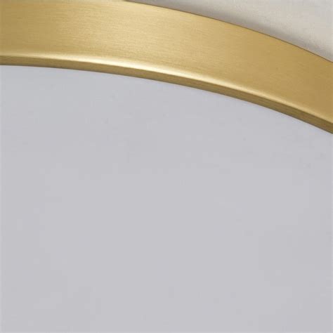 D30 D50cm Flush Mount Ring Lights Downlight Solid Brass Pvc Acrylic