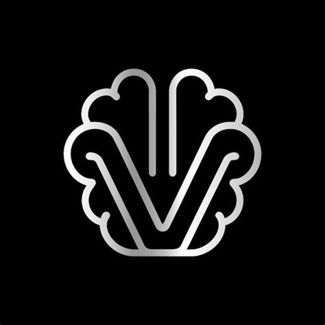 Premium Vector Initial Letter Brain Logo And Icon Vector Illustration