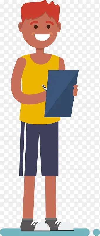 微笑卡通强壮教练png图片素材下载图片编号qzlkawgq 免抠素材网