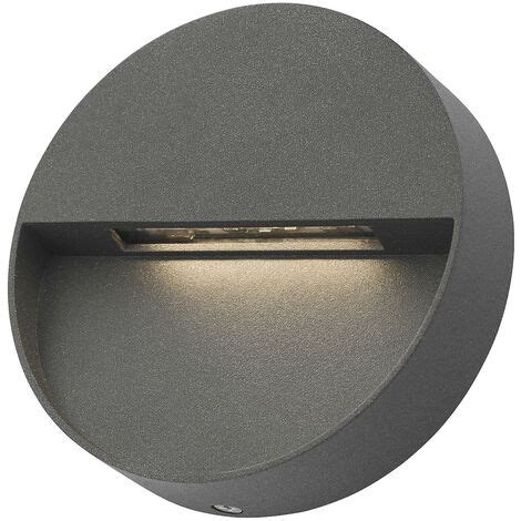 Ugo Aplique De Exterior Round Eyelid Antracita Ip65 Led