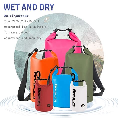 Idrybag Bolsas Secas Bolsa Impermeable Para Mujeres Hombres 251015