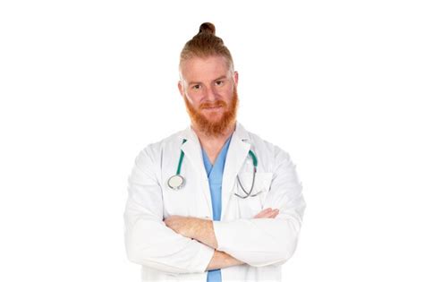 Premium Photo Funny Redhead Doctor