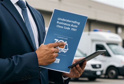 Understanding Business Auto Class Code 7931 A Complete Guide For