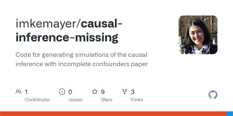 Github Imkemayer Causal Inference Missing Code For Generating Simulations Of The Causal