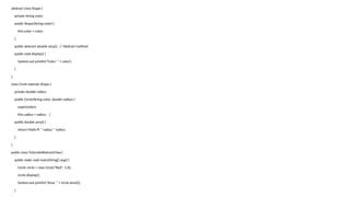 Abstraction Encapsulation Inheritance Polymorphism PPTX Programming Languages Computing
