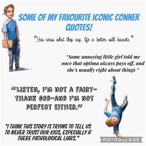 Iconic Conner Quotes 🤩 In 2025 Land Of Stories Books Book Humor