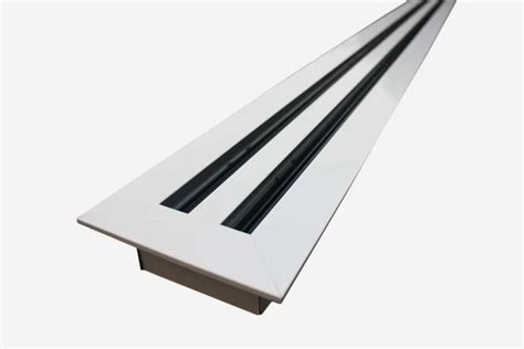 Powder Coated Linear Slot Diffuser For Industrial Shape Square At