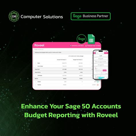 Roveel Budgetanalysis Sage50 Businessintelligence Michael Ocallaghan
