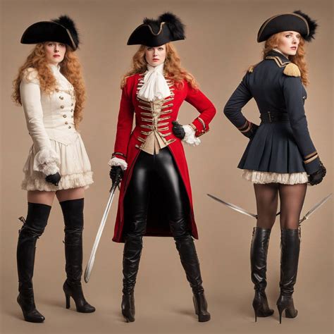 Sexy Female 18th Century Officers By Wackytaz On Deviantart