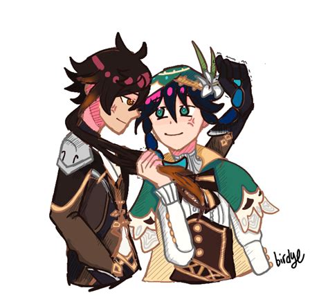 Zhongli Venti Genshin Impact Hoyolab