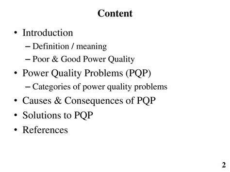 Power Quality Problems And Solutions Powerpoint Slides Learnpick India