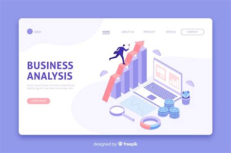 premium vector software creation landing page isometric template