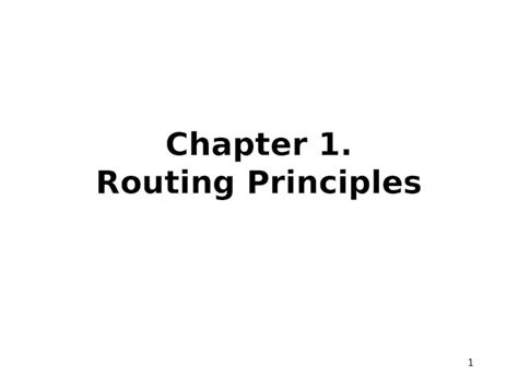 Ppt Chapter 1 Routing Principles Dokumentips