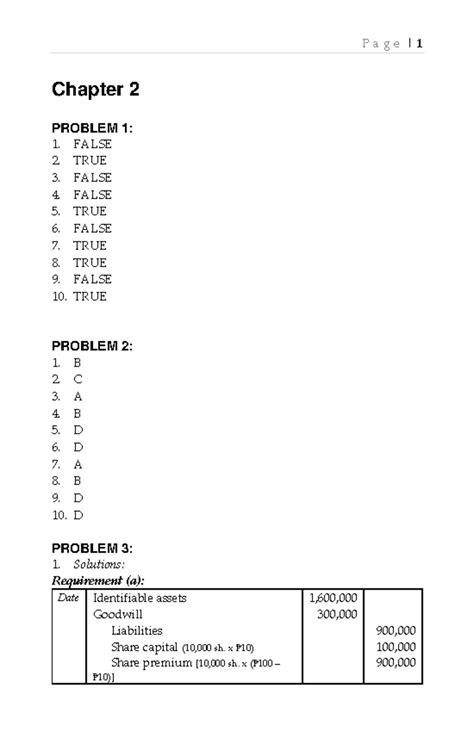 Chapter 2 Exercises Chapter 2 Problem 1 1 False 2 True 3 False 4