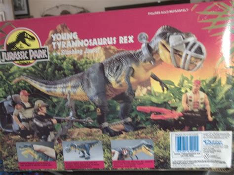 Kenner 1993 Jurassic Park Green Young Tyrannosaurus Rex W Capture Gear