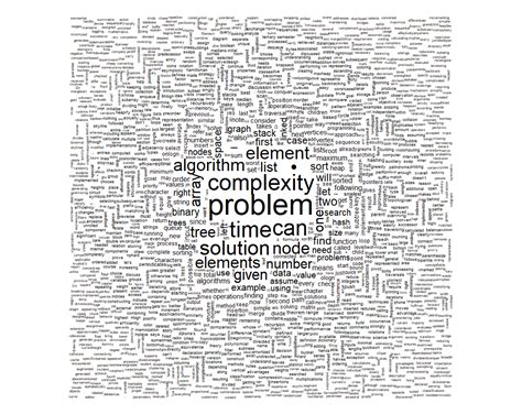 Oc Word Cloud Of Data Structures And Algorithms Made Easy Data Structure And Algorithmic