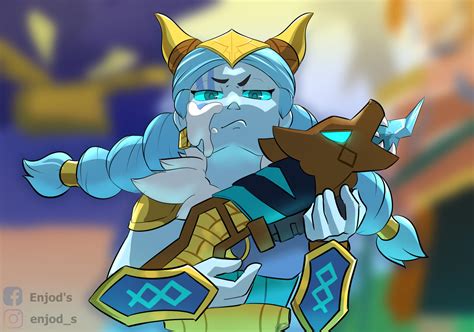 Artstation Jessie Skadi Fanart Brawl Stars