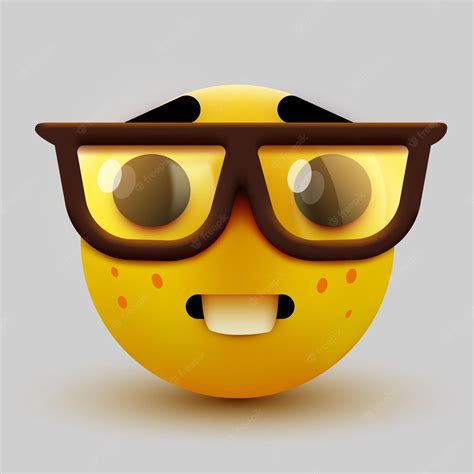 Nerd Emoji Thing Смайлики Эмо парни Смешные фильмы