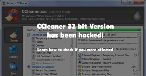 Ccleaner Has Been Hacked Perrys Computer Repair