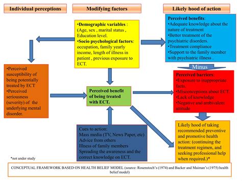 Conceptual Framework On Health Belief Model Pptx
