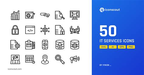 It Services Icon Pack 50 Free Download Services Icons Iconscout